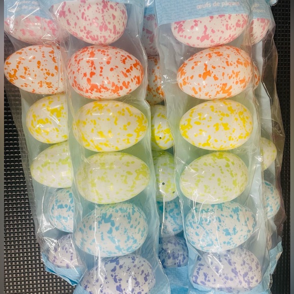 Celebrate It | Holiday | Speckled Plastic Easter Egg Set Fillable Large ...